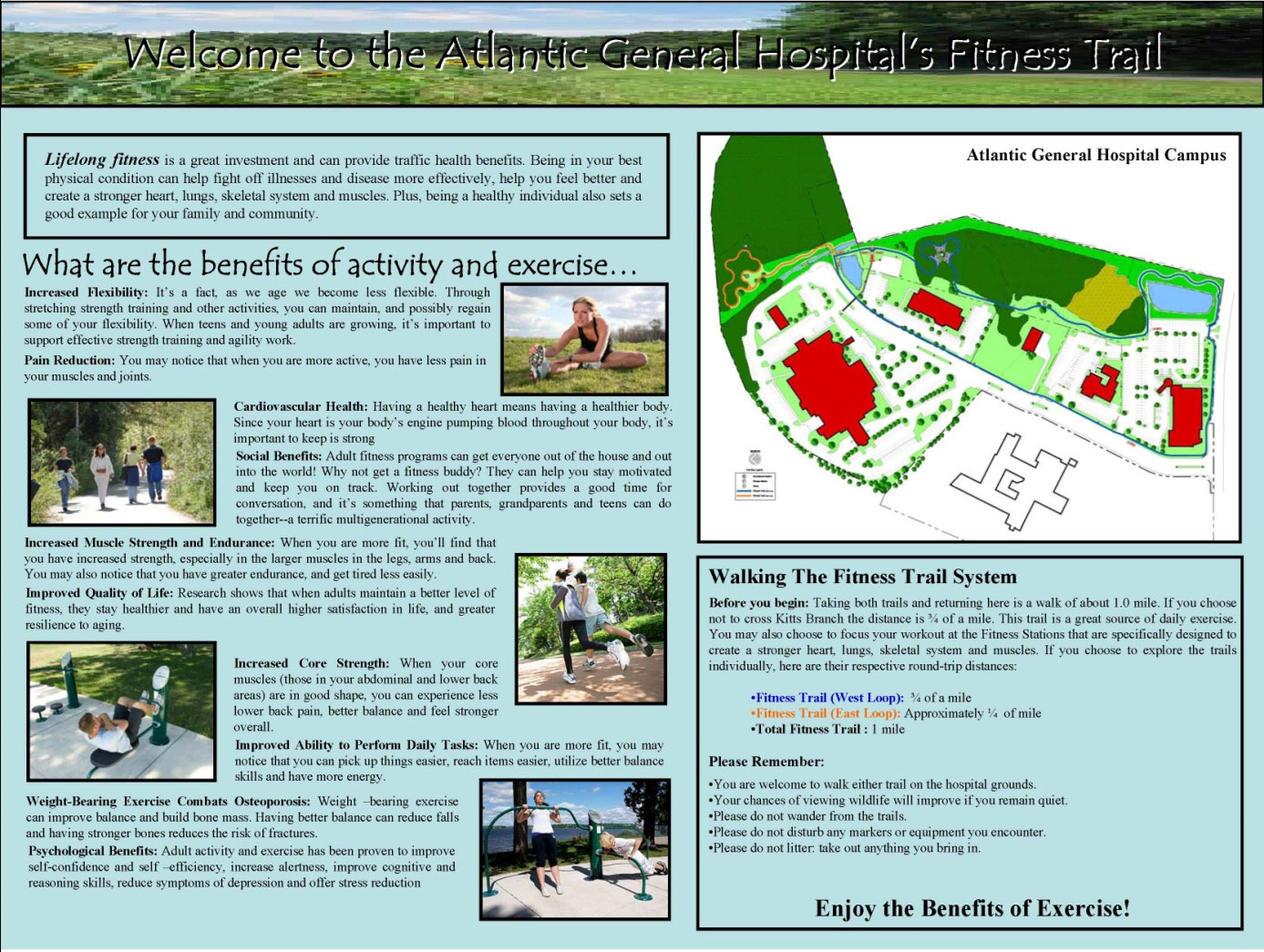 Atlantic General Hospital Fitness Trail Atlantic Group